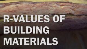 Tables of Building Material R-values – School of Professional Home ...